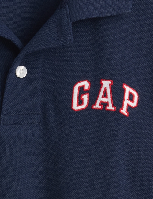 Shop Kids Gap Logo Pique Polo Shirt for | GAP UAE